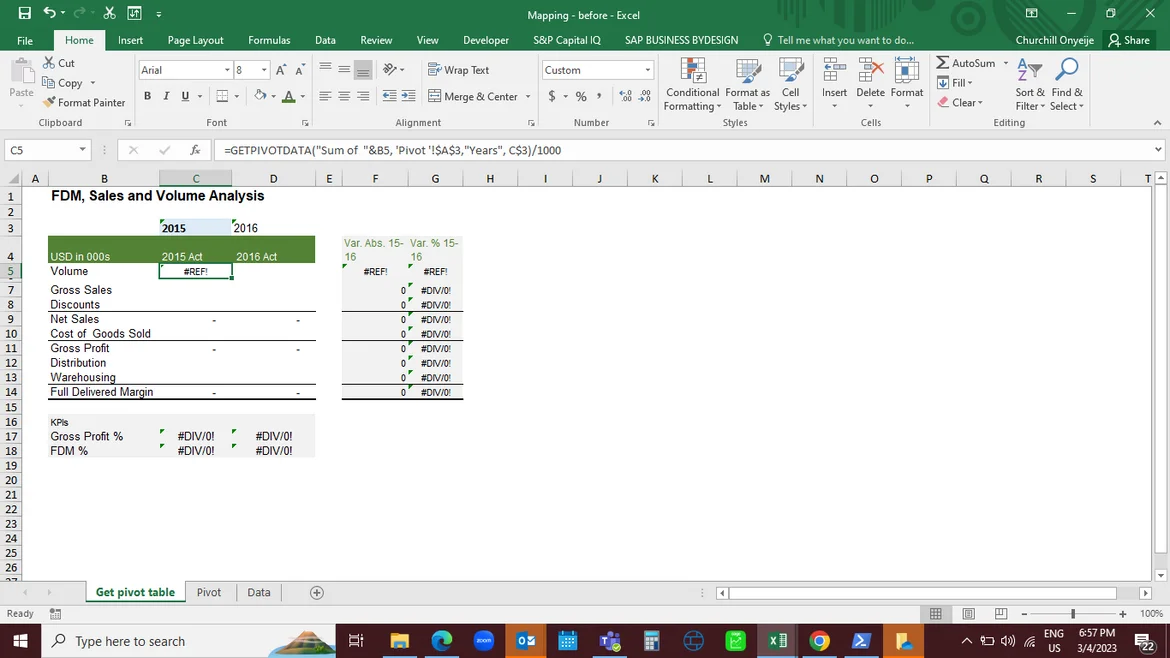 Get Pivot Data Function And REF Error Q A Hub 365 Data Science