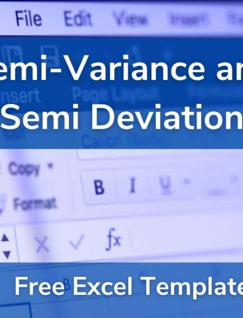 Semi-Variance and Semi-Deviation - Excel template - 365 Financial Analyst