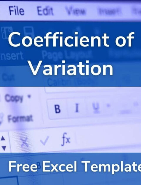 Coefficient of Variation – Excel Template - 365 Financial Analyst
