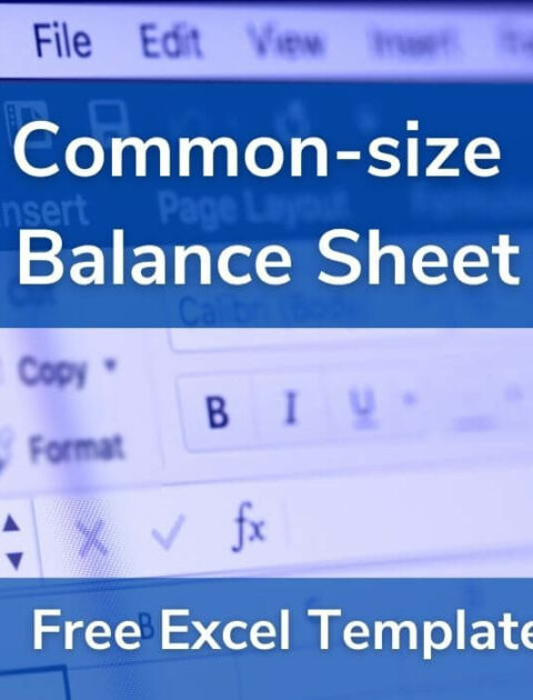 Common size Balance Sheet Excel Template 365 Financial Analyst