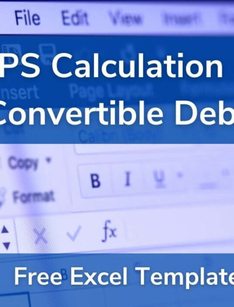 EPS Calculation - Convertible Debt – Excel Template - 365 Financial Analyst