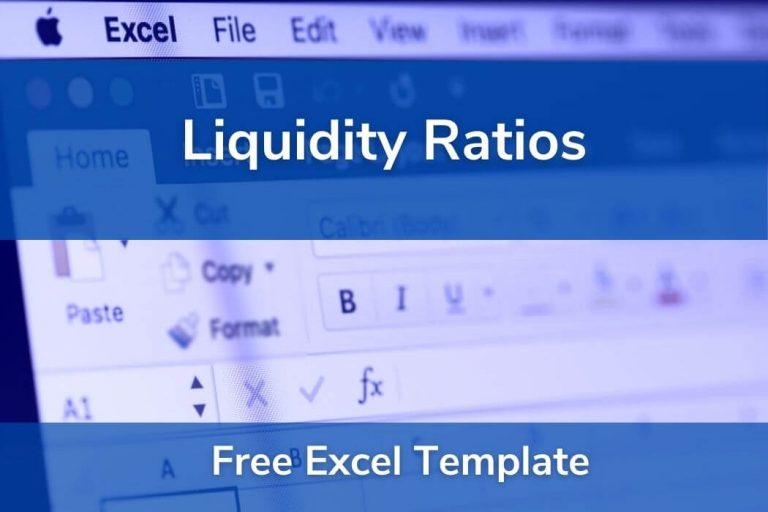 Liquidity Ratios – Excel Model • 365 Financial Analyst