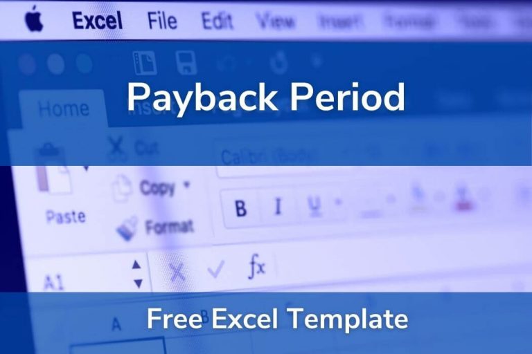 Payback Period – Excel template • 365 Financial Analyst