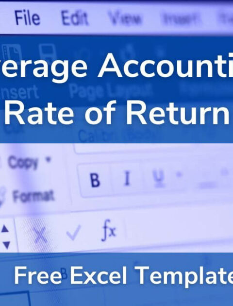 Average Accounting Rate of Return – Excel Template - 365 Financial Analyst