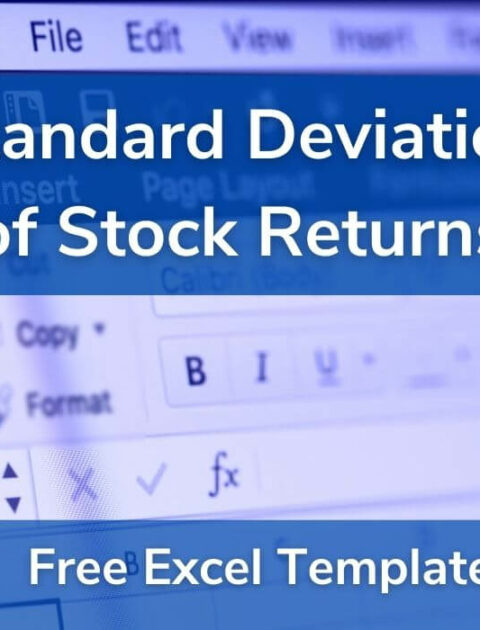 Standard Deviation of Stock Returns – Excel Template - 365 Financial ...
