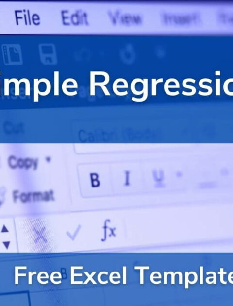 Simple Regression – Excel Template - 365 Financial Analyst