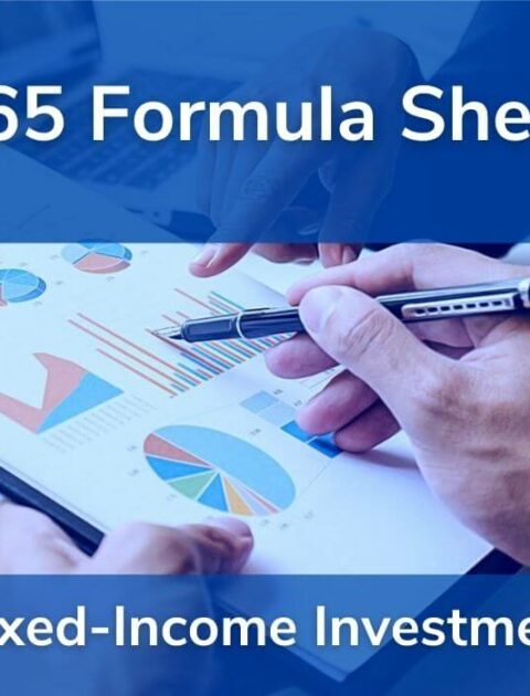 Fixed-Income Investments • Formulas CFA® Level 1 - 365 Financial Analyst