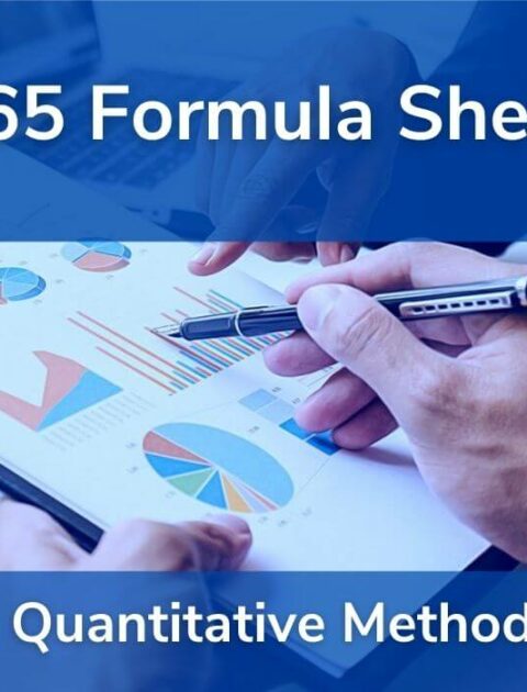 Quantitative Methods • Formulas CFA® Level 1 - 365 Financial Analyst