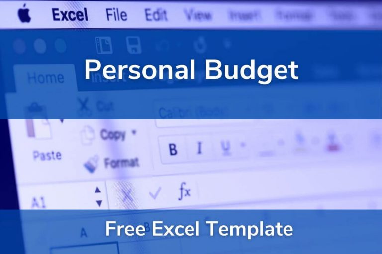 Personal Budget Excel Template 365 Financial Analyst