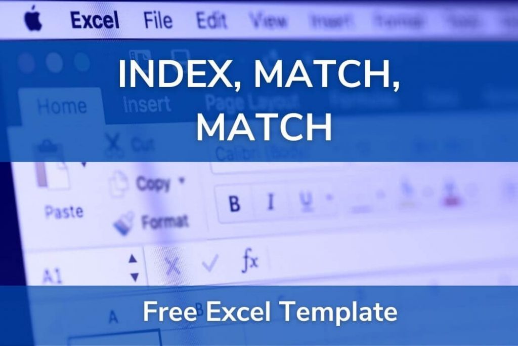 INDEX MATCH MATCH Excel Template 365 Financial Analyst