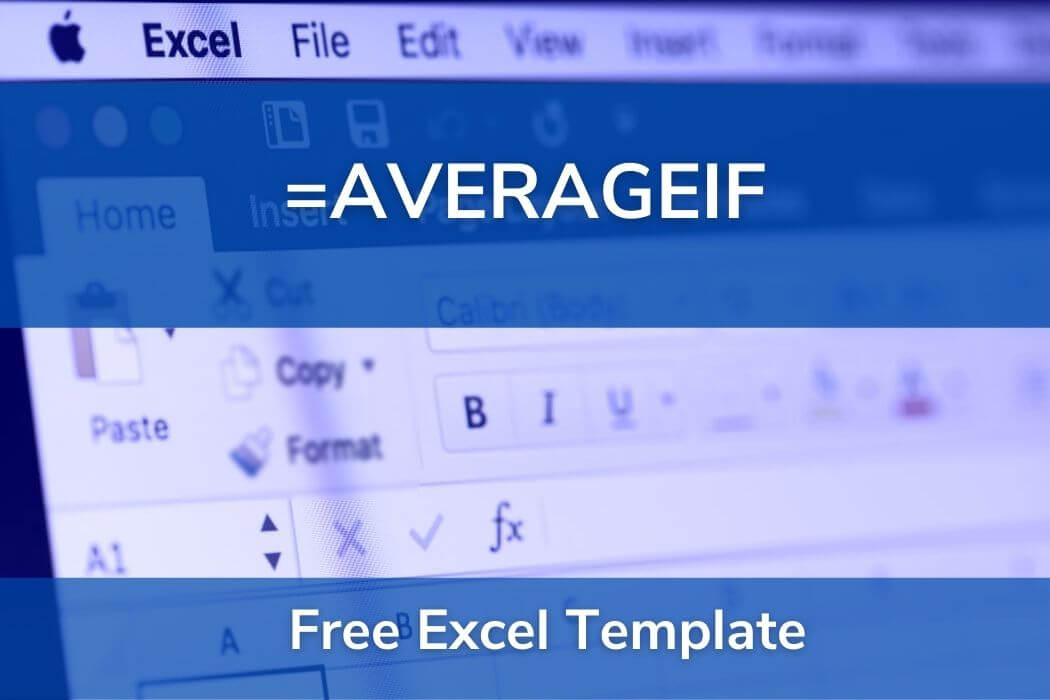AVERAGEIF Excel Template 365 Financial Analyst