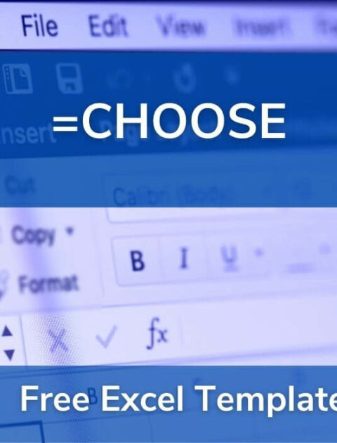CHOOSE – Excel Template - 365 Financial Analyst