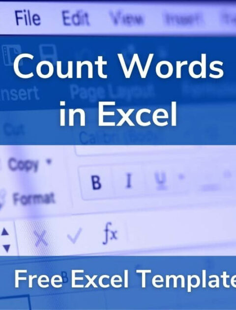 Count Words Excel Template 365 Financial Analyst