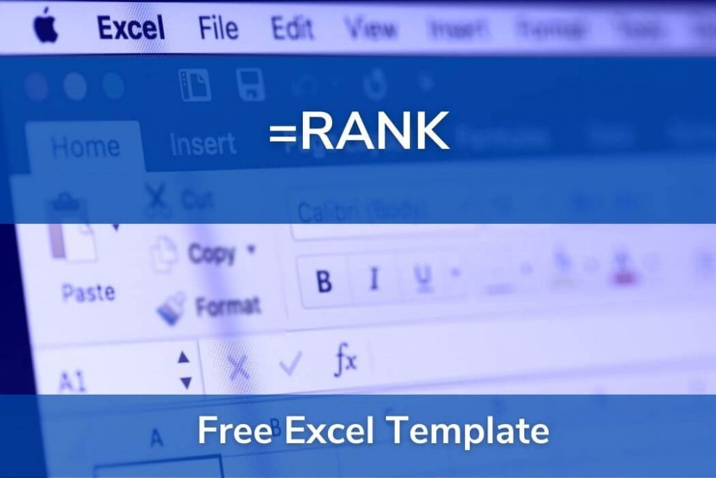 RANK Excel Template 365 Financial Analyst
