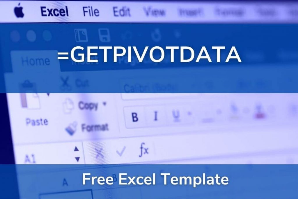 GETPIVOTDATA Excel Template 365 Financial Analyst